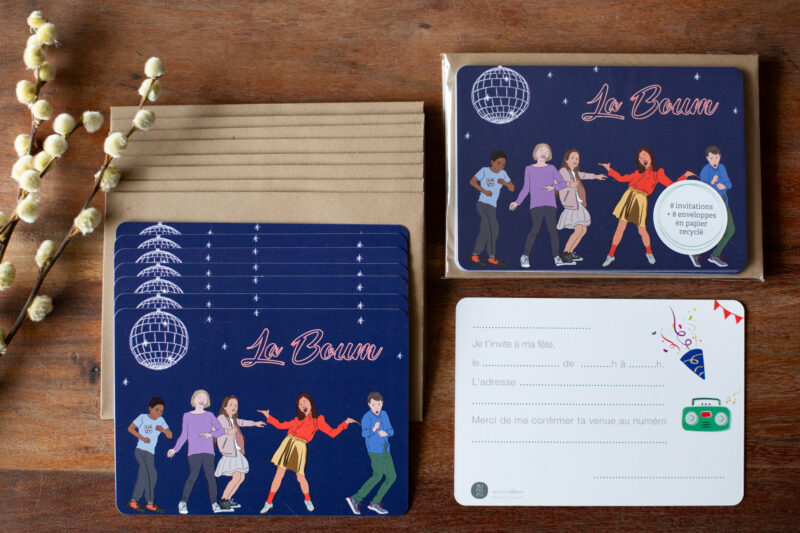 Invitation La Boum - * aunomi